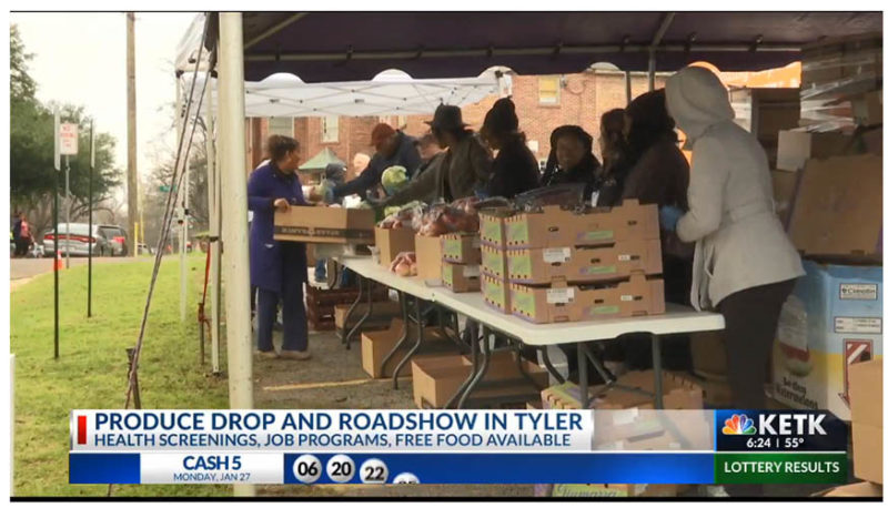 East Texas Food Bank hosts first ‘produce drop and roadshow’ of the ...